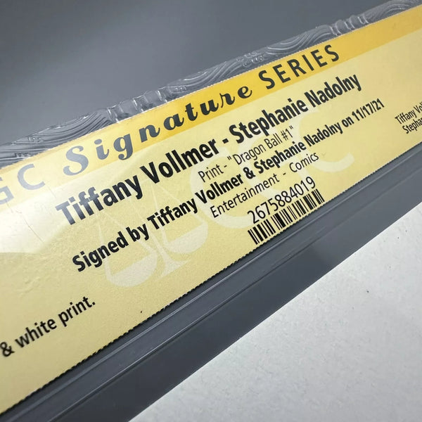 Bulma & Goku Original Signed Prints - CGC Signature Series - 1904 Comics